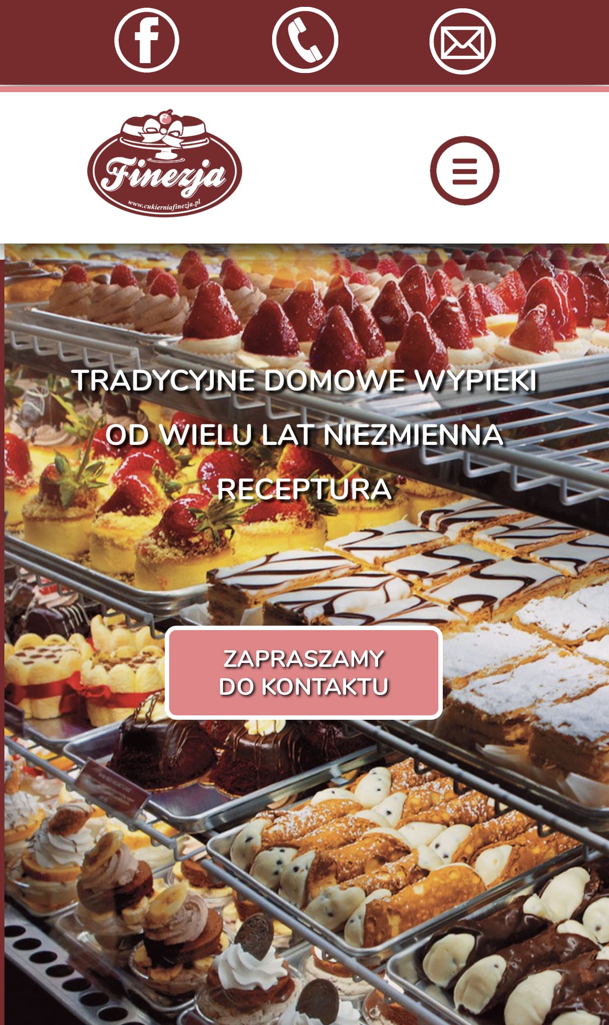 Cukiernia Finezja » Strona główna